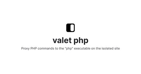 Valet Php Command Fig