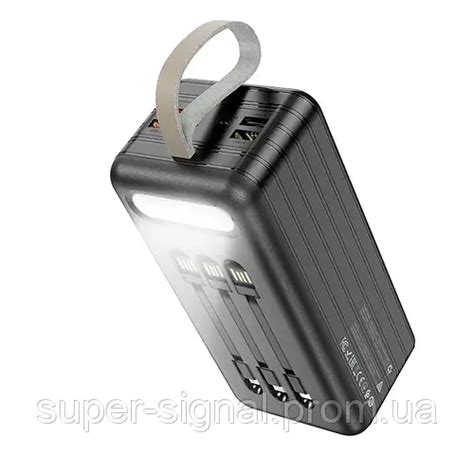 Повербанк 80000mAh с фонариком Hoco DB 21 ( 80000 mAh /22.5W/ 4USB) (ID ...