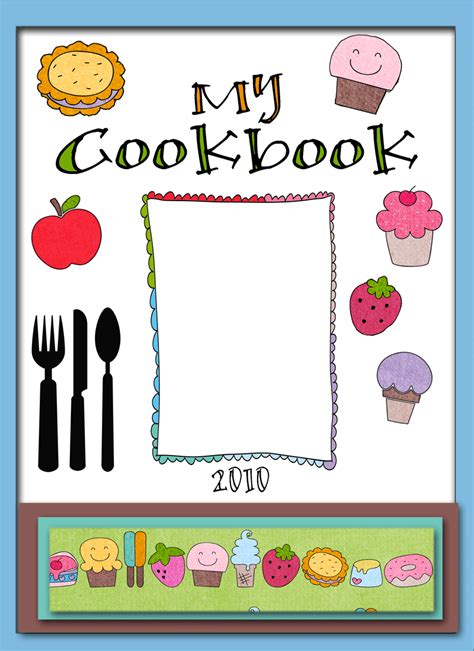 Printable Cookbook Covers