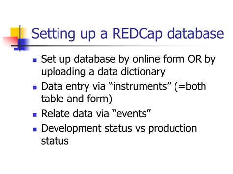Ppt Epi 218 Redcap Basic Functions Advantages And Limitations