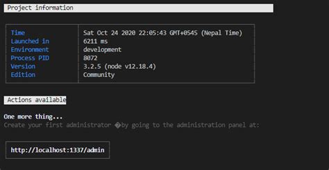 getting started with strapi