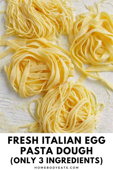 Fresh Italian Egg Pasta Dough In 2025 Homemade Pasta Recipe Easy