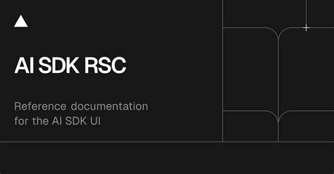 reference ai sdk rsc