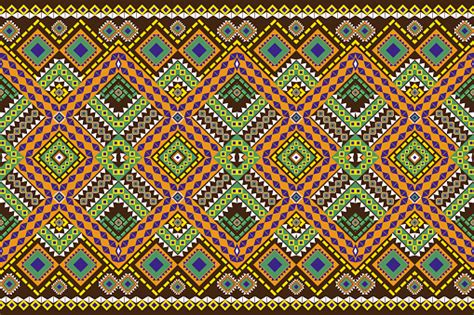 매끄러운 기하학적 인종 아시아 동양과 전통 패턴 디자인 질감과 배경 카펫 의류 포장 및 벽지에 대한 실크와 패브릭 패턴 장식 골동품에 대한 스톡 벡터 아트 및 기타 이미지