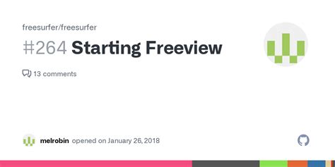 Starting Freeview · Issue 264 · Freesurferfreesurfer · Github