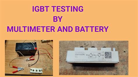 IGBT Testing By Multimeter And Battery Learning AJ Automation Programming Solution YouTube