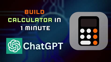 Build A Calculator App In Less Than 1 Minute Using Chatgpt Chatgpt
