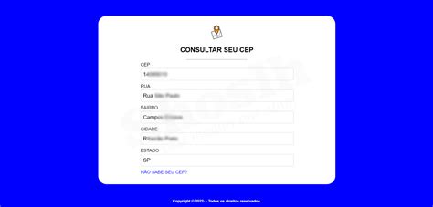 Projeto Para Consultar Cep Criado Em Html Css E Js Script Php Aqui Brasil Oficial