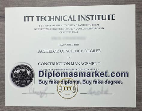 Itt Technical Institute Diploma Buy Itt Tech Degree Online