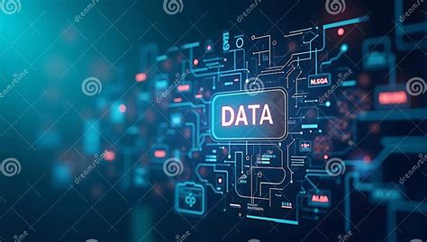 A Visual Display Of Big Data Using Infographic Elements Symbolizing The Processing And Analysis