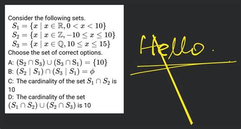 consider the following sets s1 {x∣x∈r 0