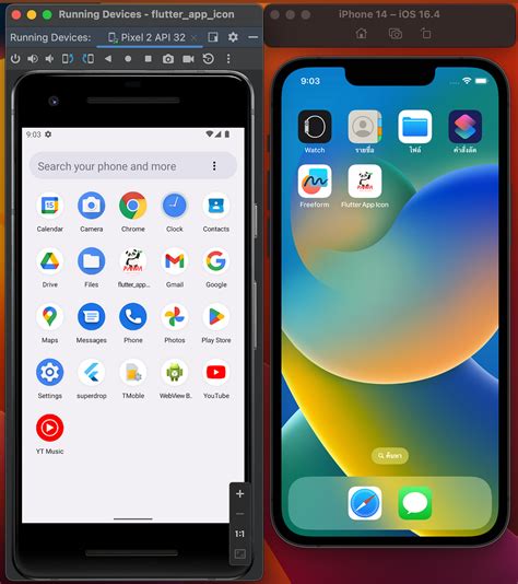 [flutter] เปลี่ยน app icon android และ ios ด้วย flutter launcher icons