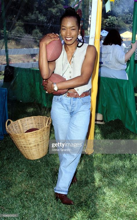 News Photo Angela Bassett During 1996 Pediatric Aids Picnic