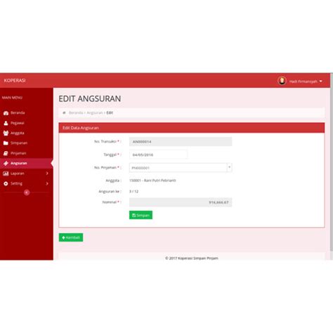 Jual Software Aplikasi Koperasi Simpan Pinjam Berbasis Web Kab Tuban Toko Tuban Online