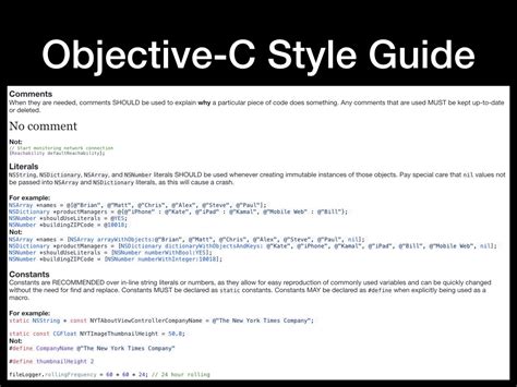 IOS Best Practices Part 1 Objective C Code Style Cactus