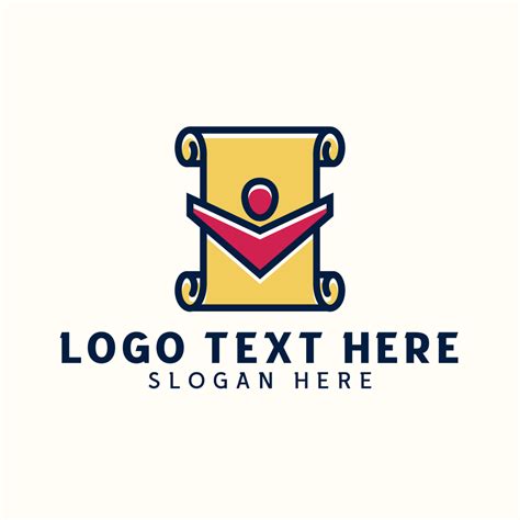 College University Scroll Logo Brandcrowd Logo Maker