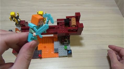 Конструктор LEGO Minecraft - Мост Ифрита (21154) - YouTube