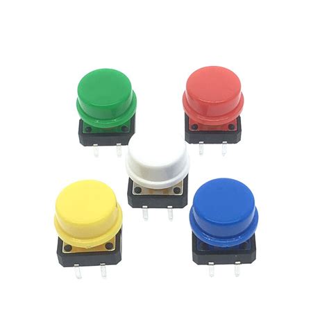 5 Colores 121273 Mm Micro Interruptor Botón Tac Grandado