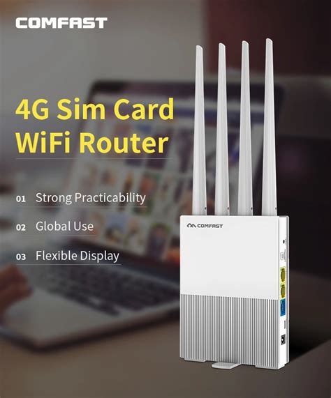 G Lte Wifi Router Wireless Router With Sim Card Slot Mbps Mobile Wifi G Router And G