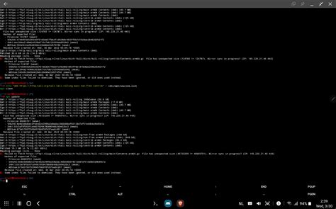linux cant apt update on kali nethunter termux super user