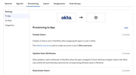 Integration Guide Okta PactFlow Documentation