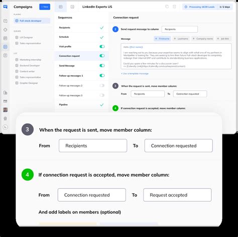 automated kanban pipelines for linkedin prospecting