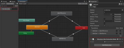 Animation Behaviours Dynamisez Vos Animations Unity