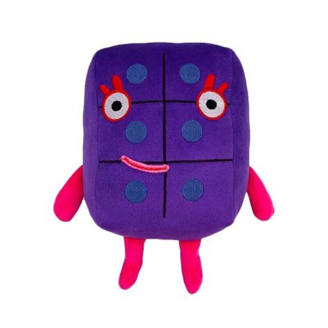Six Numberblocks Plush Doll Educational Stuffed Number Blocks Toys