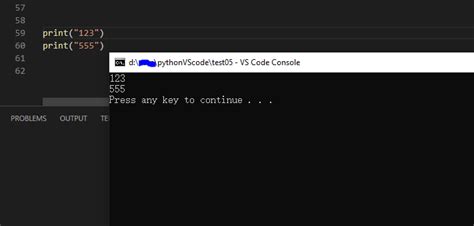 Python 集成终端vscode：显示路径但不输出 糯米php