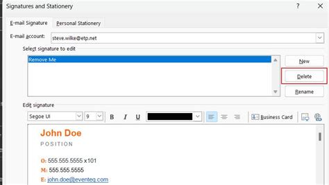 ETP Knowledge Base Remove Signature PC