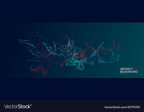 Abstract Polygonal Science Background Royalty Free Vector