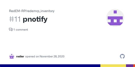 pnotify · issue 11 · redem rp redemrp inventory · github