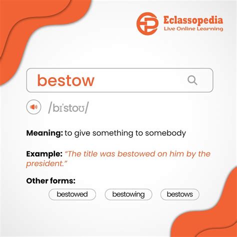 Bestow A Title Bestowed By The President Hr Eclassopedia Posted On