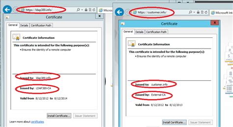 Ldap389 Windows Server 2012 Pfx Certificates And Sni Feature Under
