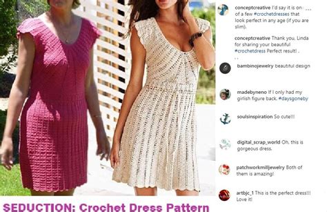 Sexy Crochet Dress Pattern Crochet Tutorial In English Every Etsy
