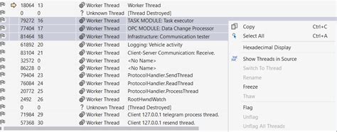 Multithreading Using A Breakpoint In A Multi Threaded C Application