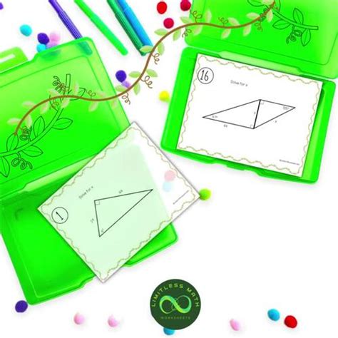 Right Triangle Trig Ratios Soh Cah Toa Task Cards No Prep Printable