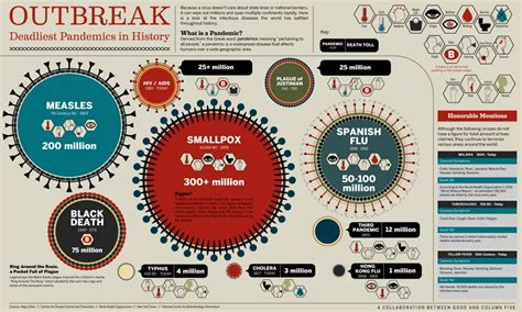 Infographic Of The Most Deadliest Outbreaks The Mary Sue