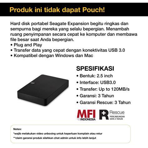 Jual Seagate Expansion Hardisk Eksternal Tb Hitam Shopee Indonesia