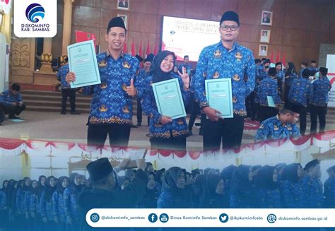 3 Cpns Diskominfo Kab Sambas Terima Sk Pengangkatan Pns Diskominfo Sambas