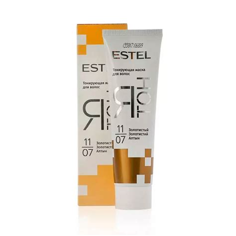 Тонирующая маска Estel ЯТон 11/07 Золотистый, 60мл - купить в интернет ...