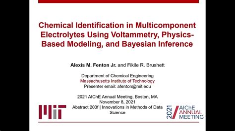 Chemical Identification In Multicomponent Electrolytes Using Voltammetry Physics Based Modeling