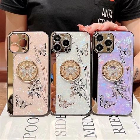 خرید و قیمت قاب آیفون X طرح پروانه کاور دخترانه گوشی ایفون Iphone Xs