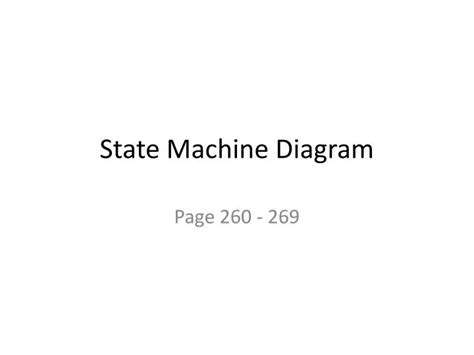 PPT State Machine Diagram PowerPoint Presentation Free Download ID