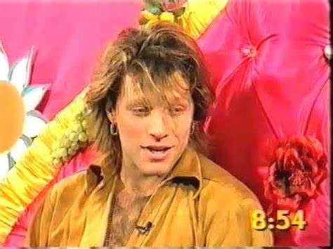 Jon Bon Jovi On The Bed With Paula Yates May 1993 Bon Jovi Videos Bon Jovi Always Bon Jovi