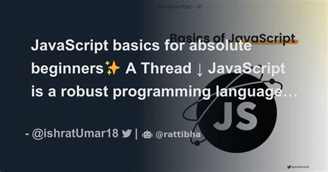 Javascript Basics For Absolute Beginners A Thread ↓ Thread From