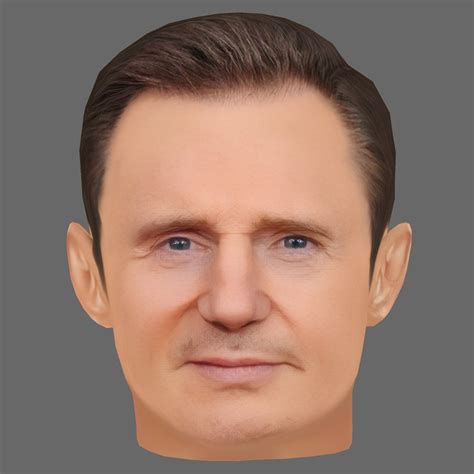 Liam Neeson Head Low Poly Head For Game 3d Model Turbosquid 2219388