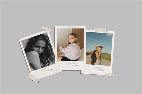 Polaroid Mockup Behance