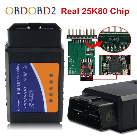 Real K ELM MHZ WIFI Bluetooth USB V ELM For Android Torque PC Support