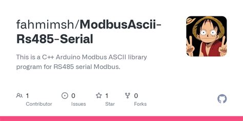 Github Fahmimshmodbusascii Rs485 Serial This Is A C Arduino